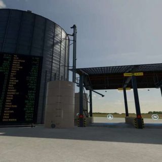 Farm Silo Grain-Liquid v1.0 FS22 Mod | Farming Simulator 22 Mod