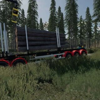 Fliegl Log Trailer v1.0 FS22 Mod | Farming Simulator 22 Mod