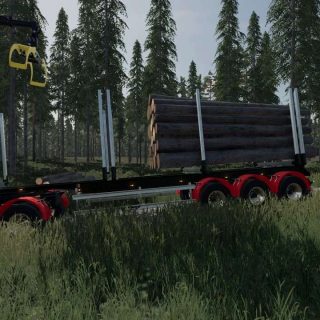 Fliegl Log Trailer v1.0 FS22 Mod | Farming Simulator 22 Mod