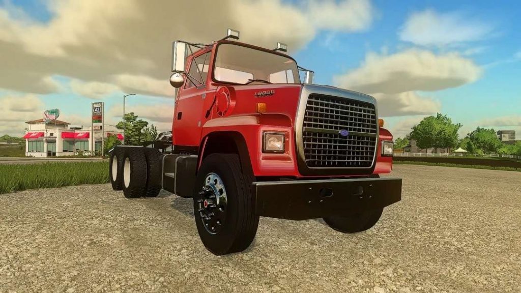 Ford L8000 semi v1.0 FS22 Mod | Farming Simulator 22 Mod