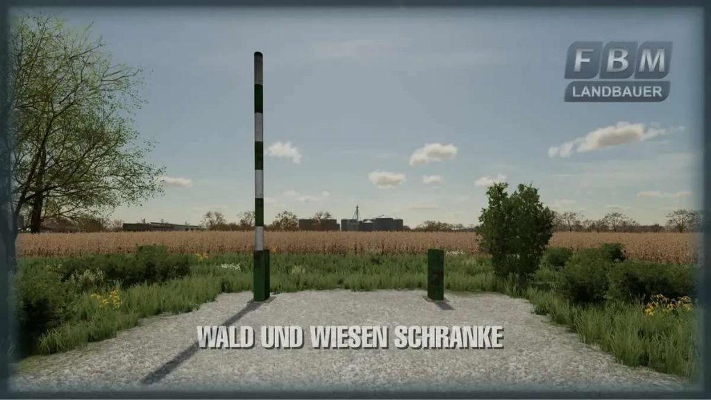 Forest And Meadow Barrier v1.0 FS22 Mod | Farming Simulator 22 Mod