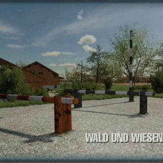 Forest And Meadow Barrier v1.0 FS22 Mod | Farming Simulator 22 Mod