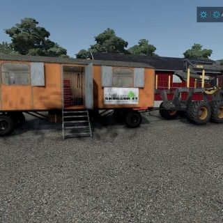 Forest machine maintenance wagon v1.0 FS22 Mod | Farming Simulator 22 Mod