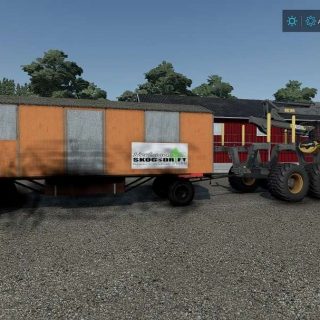 Forest machine maintenance wagon v1.0 FS22 Mod | Farming Simulator 22 Mod