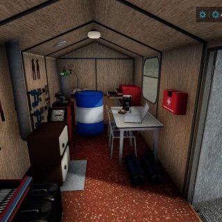 Forest machine maintenance wagon v1.0 FS22 Mod | Farming Simulator 22 Mod