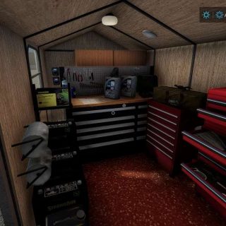 Forest machine maintenance wagon v1.0 FS22 Mod | Farming Simulator 22 Mod