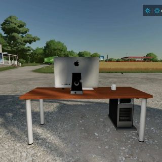 iMac Desktop v1.0 FS22 Mod | Farming Simulator 22 Mod