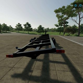 Maurer Gooseneck Header trailer v1.0 FS22 Mod | Farming Simulator 22 Mod