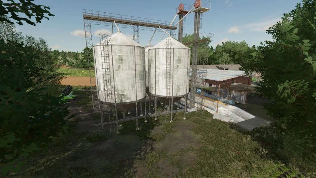 Grain elevator v1.0 FS22 Mod | Farming Simulator 22 Mod