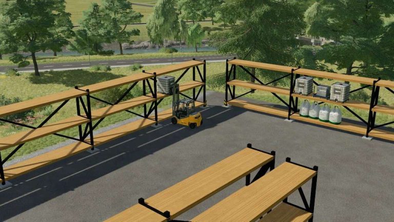 Heavy Duty Shelf Pack v1.0 FS22 Mod | Farming Simulator 22 Mod