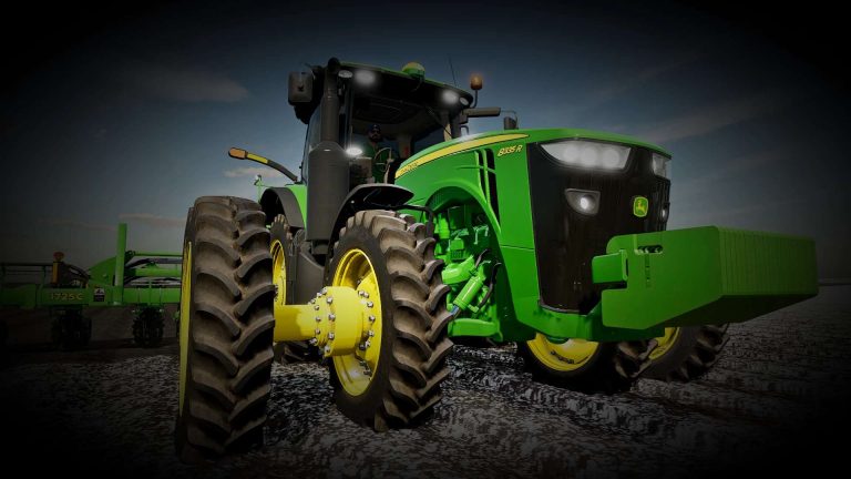 John Deere 2011 8r set on 38 inch rows v1.0 FS22 Mod | Farming Simulator 22 Mod