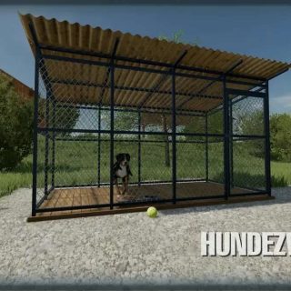 Landbauer Dog Cage v1.0.1 FS22 Mod | Farming Simulator 22 Mod