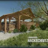 Landbauer Woodchips Storage v1.0 FS22 Mod | Farming Simulator 22 Mod