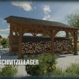 Landbauer Woodchips Storage v1.0 FS22 Mod | Farming Simulator 22 Mod