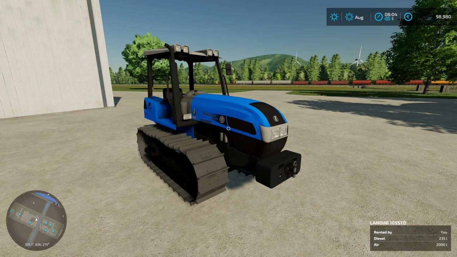 Landini Trekker 105m v1.0 FS22 Mod | Farming Simulator 22 Mod