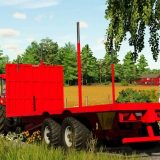 Lizard 28FT Timber Trailer v1.0 FS22 Mod | Farming Simulator 22 Mod