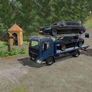 MAN TGL 12.220 Autotransporter v1.0 FS22 Mod | Farming Simulator 22 Mod