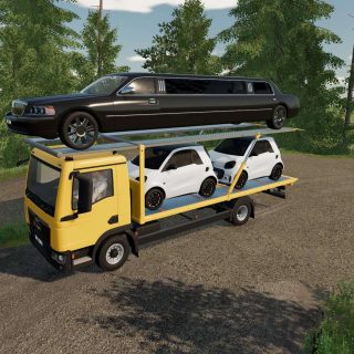 MAN TGL 12.220 Autotransporter v1.0 FS22 Mod | Farming Simulator 22 Mod