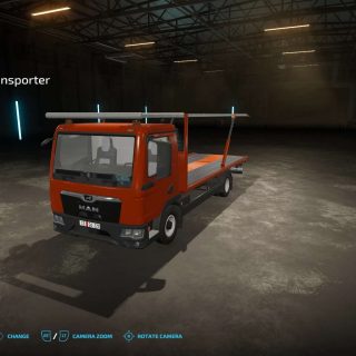 MAN TGL 12.220 Autotransporter v1.0 FS22 Mod | Farming Simulator 22 Mod