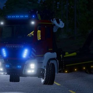 MAN TGS Crane HKL v1.0 FS22 Mod | Farming Simulator 22 Mod