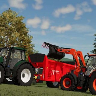 MX Loader T412 / CLAAS FL120 v1.2 FS22 Mod | Farming Simulator 22 Mod