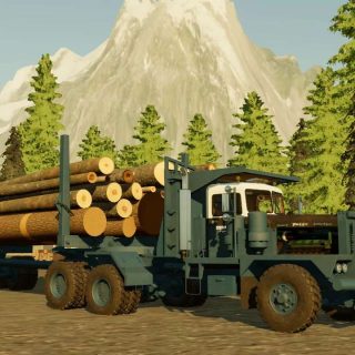 Pacific P16 Logging Truck v1.1 FS22 Mod | Farming Simulator 22 Mod