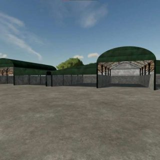 Pack Of Irish Round Sheds v1.0 FS22 Mod | Farming Simulator 22 Mod