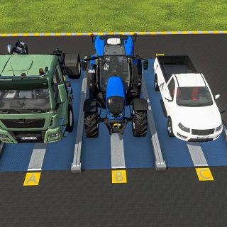Pit Mechanical Parking V1.0 FS22 Mod | Farming Simulator 22 Mod