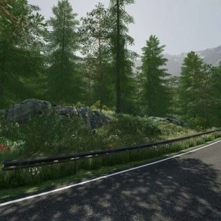 Placeable Guard Rail v1.0 FS22 Mod | Farming Simulator 22 Mod