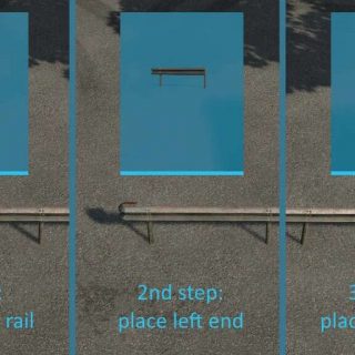 Placeable Guard Rail v1.0 FS22 Mod | Farming Simulator 22 Mod