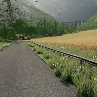 Placeable Guard Rail v1.0 FS22 Mod | Farming Simulator 22 Mod