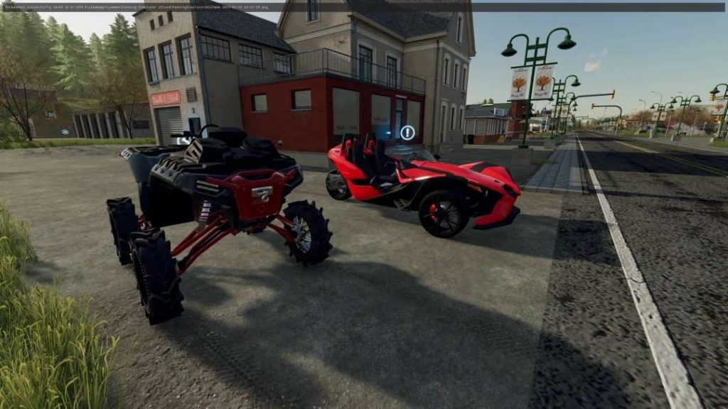 Polaris Slingshot v1.0 FS22 Mod | Farming Simulator 22 Mod