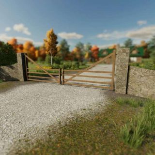 Ranch Gate v1.0 FS22 Mod | Farming Simulator 22 Mod