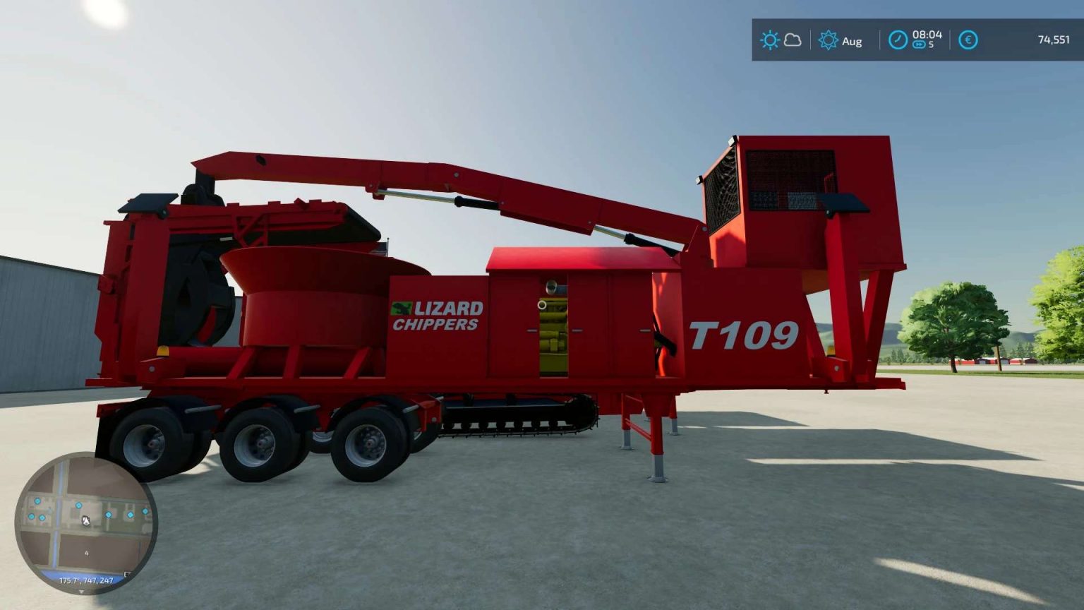 Semi Mounted Chippers v1.0 FS22 Mod | Farming Simulator 22 Mod