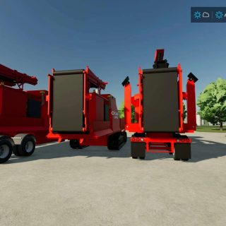 Semi Mounted Chippers v1.0 FS22 Mod | Farming Simulator 22 Mod