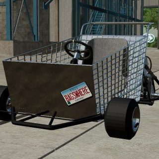 Shopping Kart v1.0 FS22 Mod | Farming Simulator 22 Mod