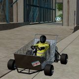 Shopping Kart v1.0 FS22 Mod | Farming Simulator 22 Mod