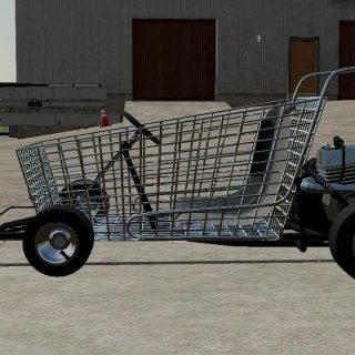 Shopping Kart v1.0 FS22 Mod | Farming Simulator 22 Mod