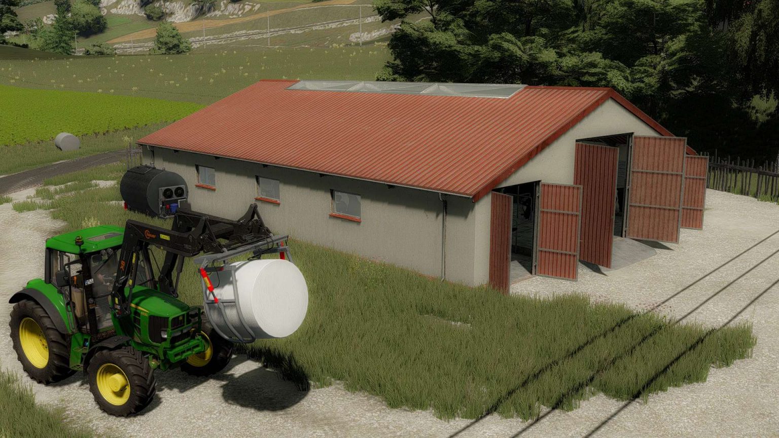 Small Modern Cowsheed v1.0 FS22 Mod | Farming Simulator 22 Mod