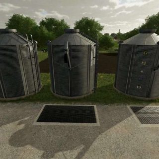 Small Silo Set With Buying Station v1.0.1 FS22 Mod | Farming Simulator ...