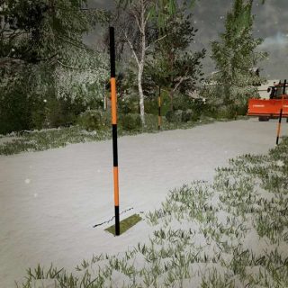Snow Pole v1.0 FS22 Mod | Farming Simulator 22 Mod