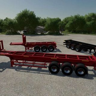 Tipping Container Trailer Pack v1.0 FS22 Mod | Farming Simulator 22 Mod