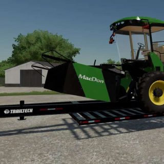 TrailTech combine trailer v1.0 FS22 Mod | Farming Simulator 22 Mod