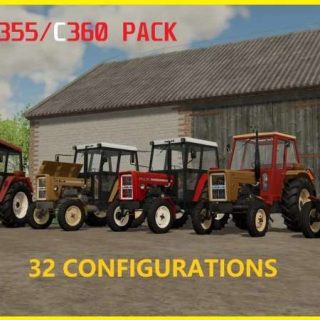 Ursus C355M/C355/C360 PACK v1.0 FS22 Mod | Farming Simulator 22 Mod