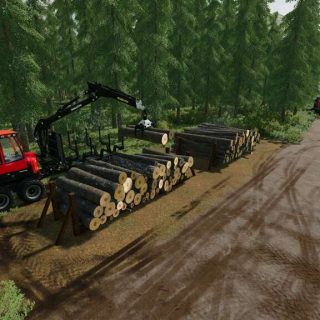 Wood Storages v1.0 FS22 Mod | Farming Simulator 22 Mod