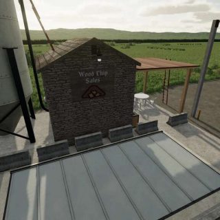 Woodchips Sell Station v1.0 FS22 Mod | Farming Simulator 22 Mod