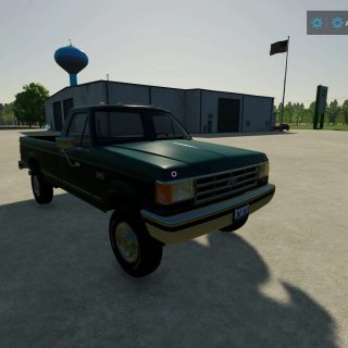 1990 Ford F350 v1.0 FS22 Mod | Farming Simulator 22 Mod