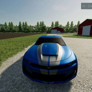 2019 Chevrolet Camaro Copo v1.0 FS22 Mod | Farming Simulator 22 Mod