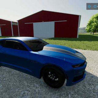 2019 Chevrolet Camaro Copo v1.0 FS22 Mod | Farming Simulator 22 Mod