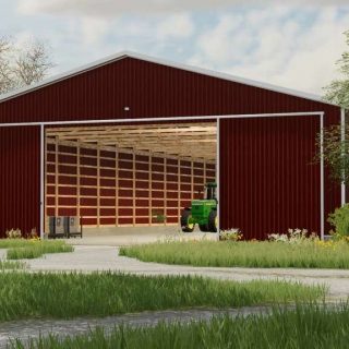 55x115 Post Frame Cold Storage v1.0 FS22 Mod | Farming Simulator 22 Mod